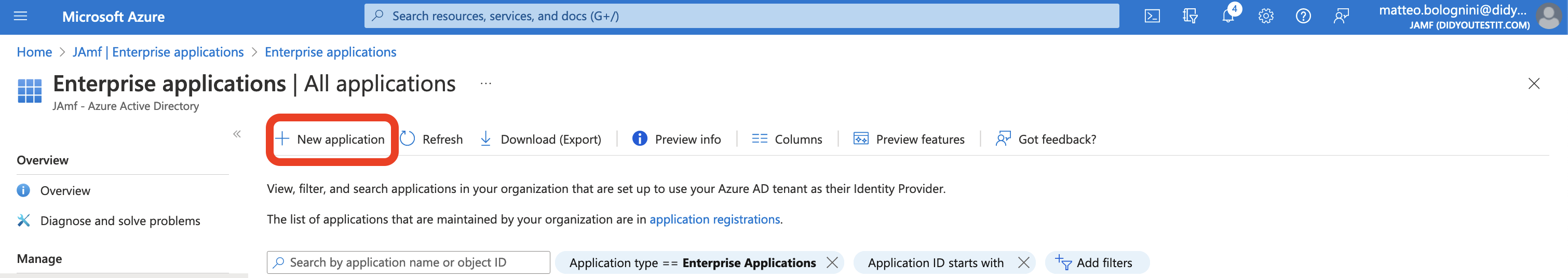 Jamf Protect SSO with AzureAD with SAML